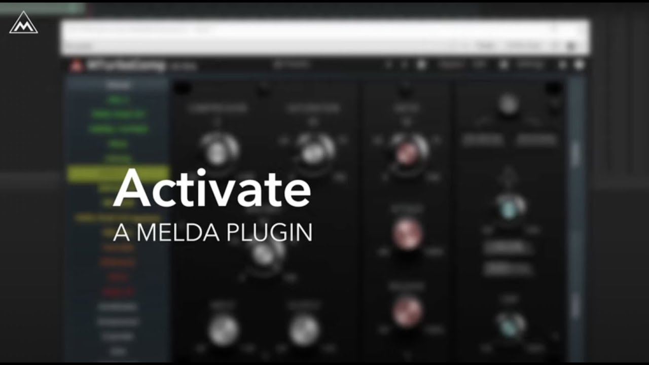 MeldaProduction Plugins Activation - YouTube