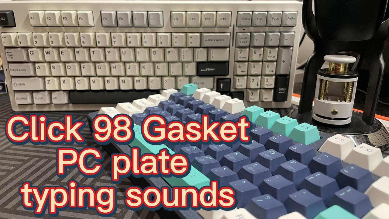 Click LAB CL98 PC plate typing sounds - YouTube