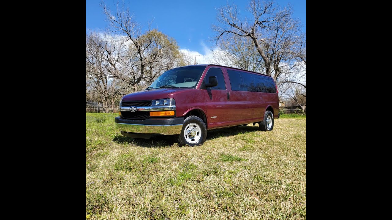 2005 Chevrolet Express 3500 Passenger Van • promasautosales.com - YouTube