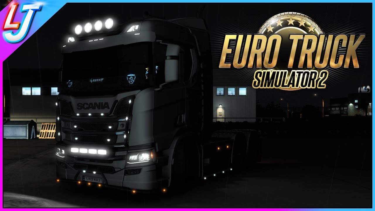 Euro Truck Simulator 2 Online - Night Time Trucking (LIVE!) - YouTube