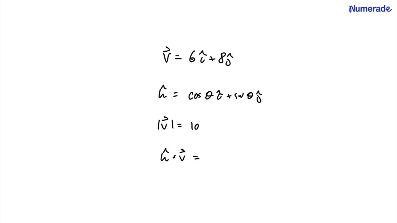 Find two unit vectors that make an angle of 60° with v = 6i + 8j ...