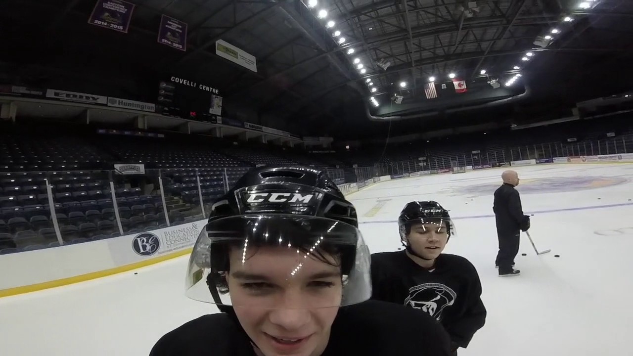 Steven Ruggiero Helmet Cam at Phantoms Practice - YouTube