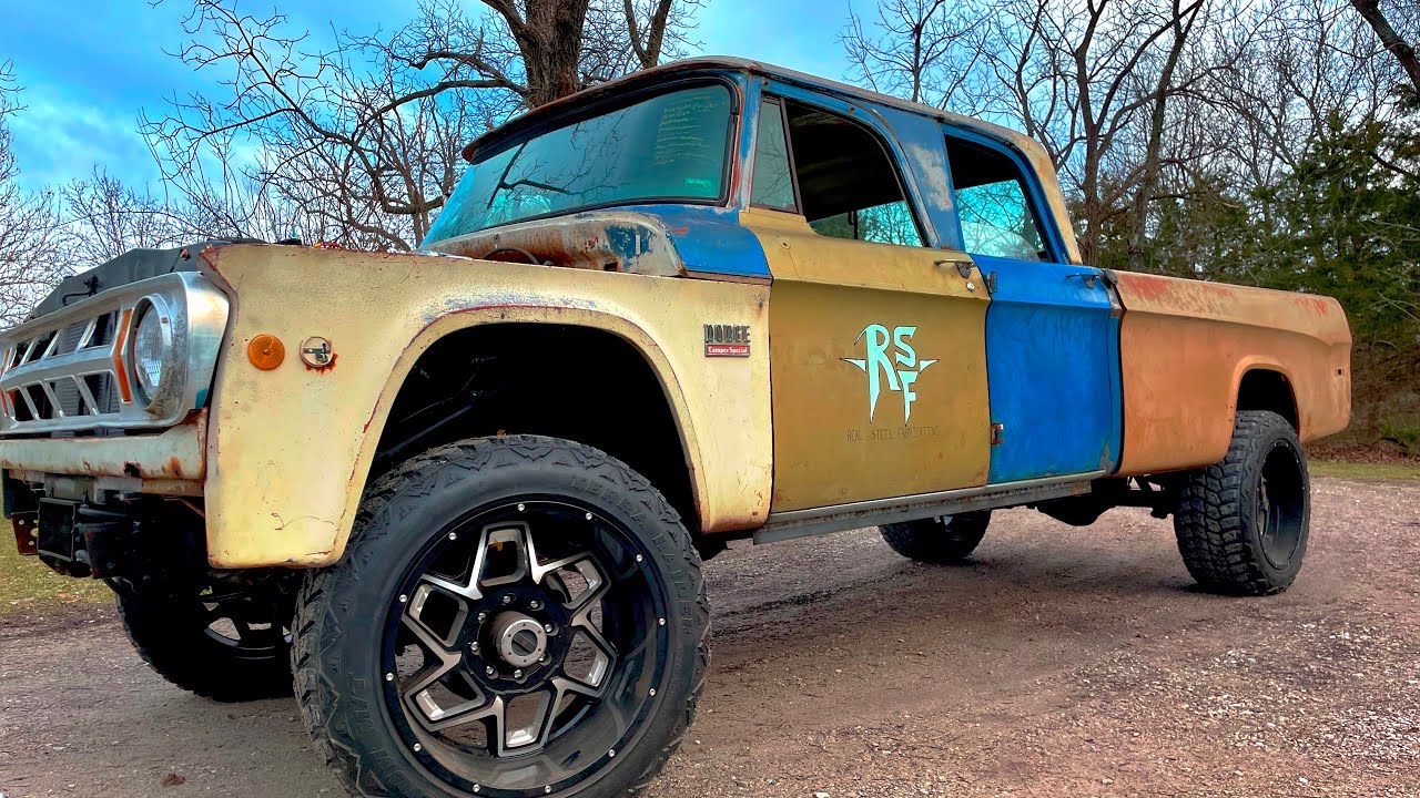 Restoring a 1969 Dodge D200 Sweptline Truck - YouTube