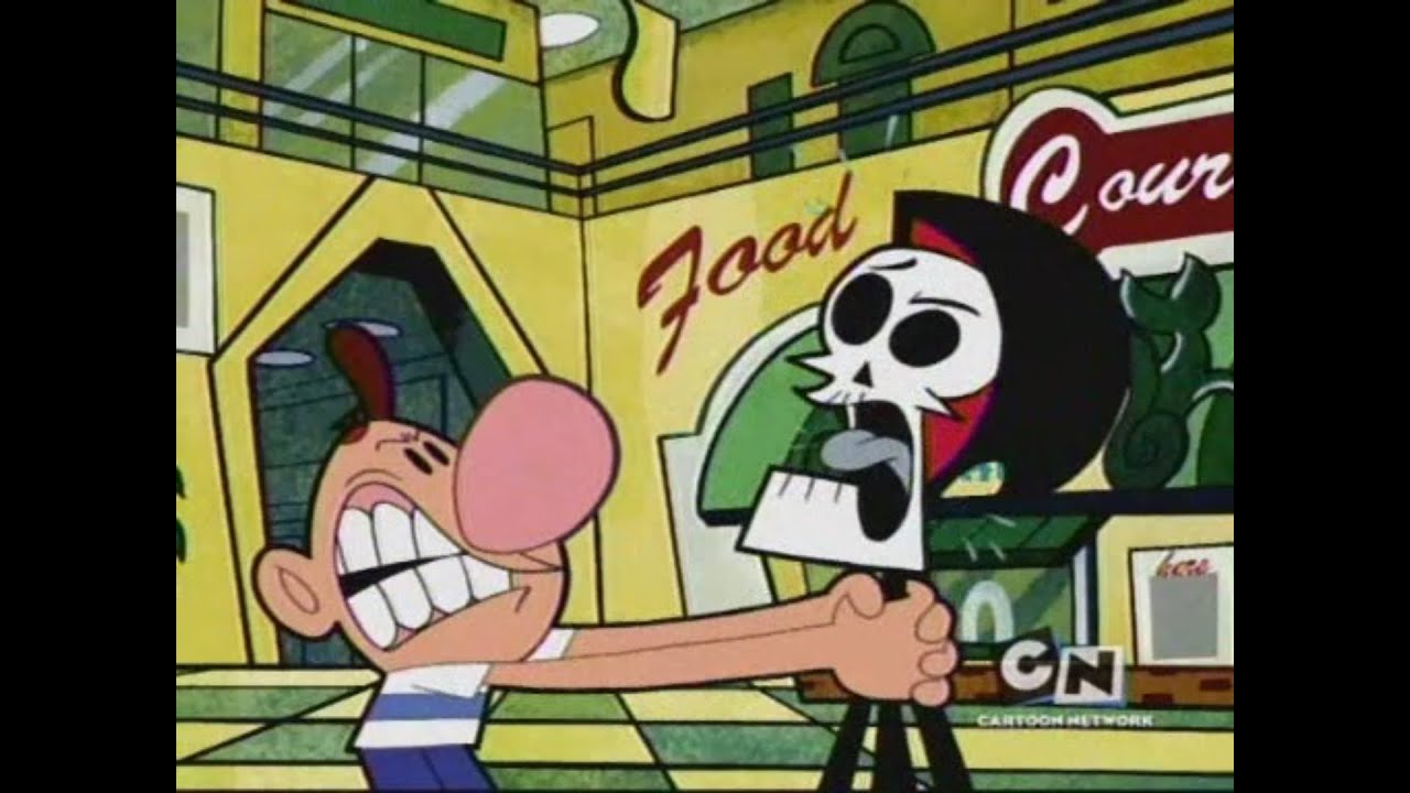 Grim Adventures - Billy Beating up Grim - YouTube