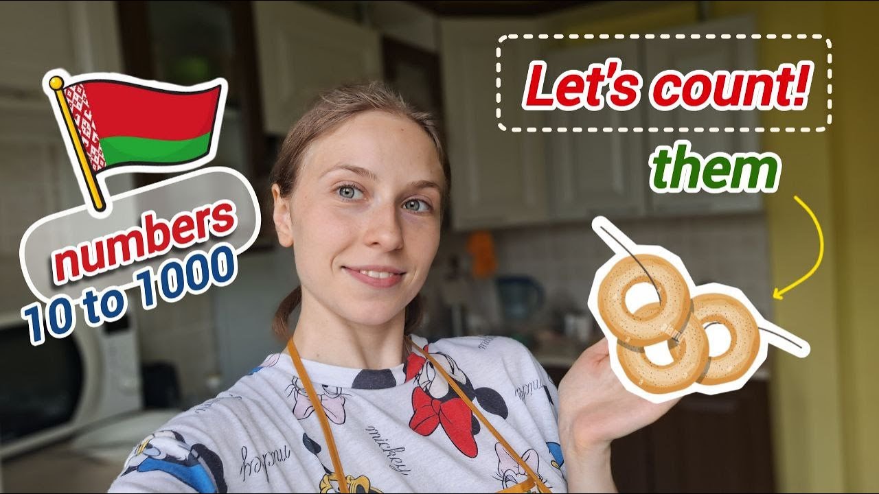 Belarusian numbers from 10 to 1000! Learn Belarusian easily - YouTube