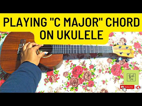 How to play C Major chord । Ukulele । Bristi Das - YouTube