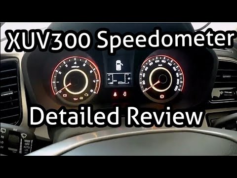 Mahindra XUV300 Instrumental Cluster Detailed Review | MID Functions ...