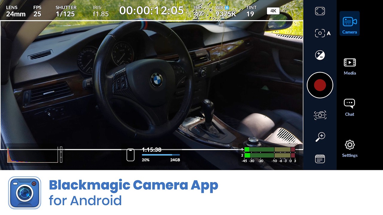 How to use the NEW Blackmagic Camera App for Android - YouTube