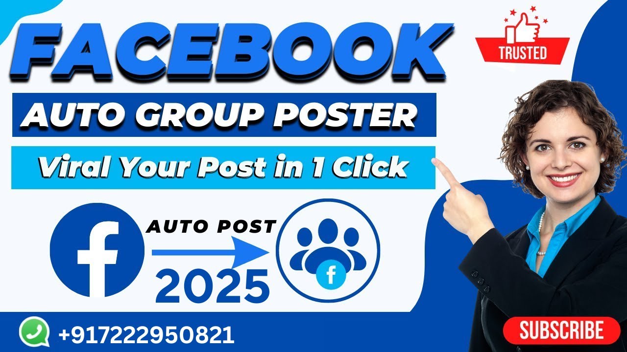 Facebook Auto Group Poster | Facebook Group Poster Software 2025 ...