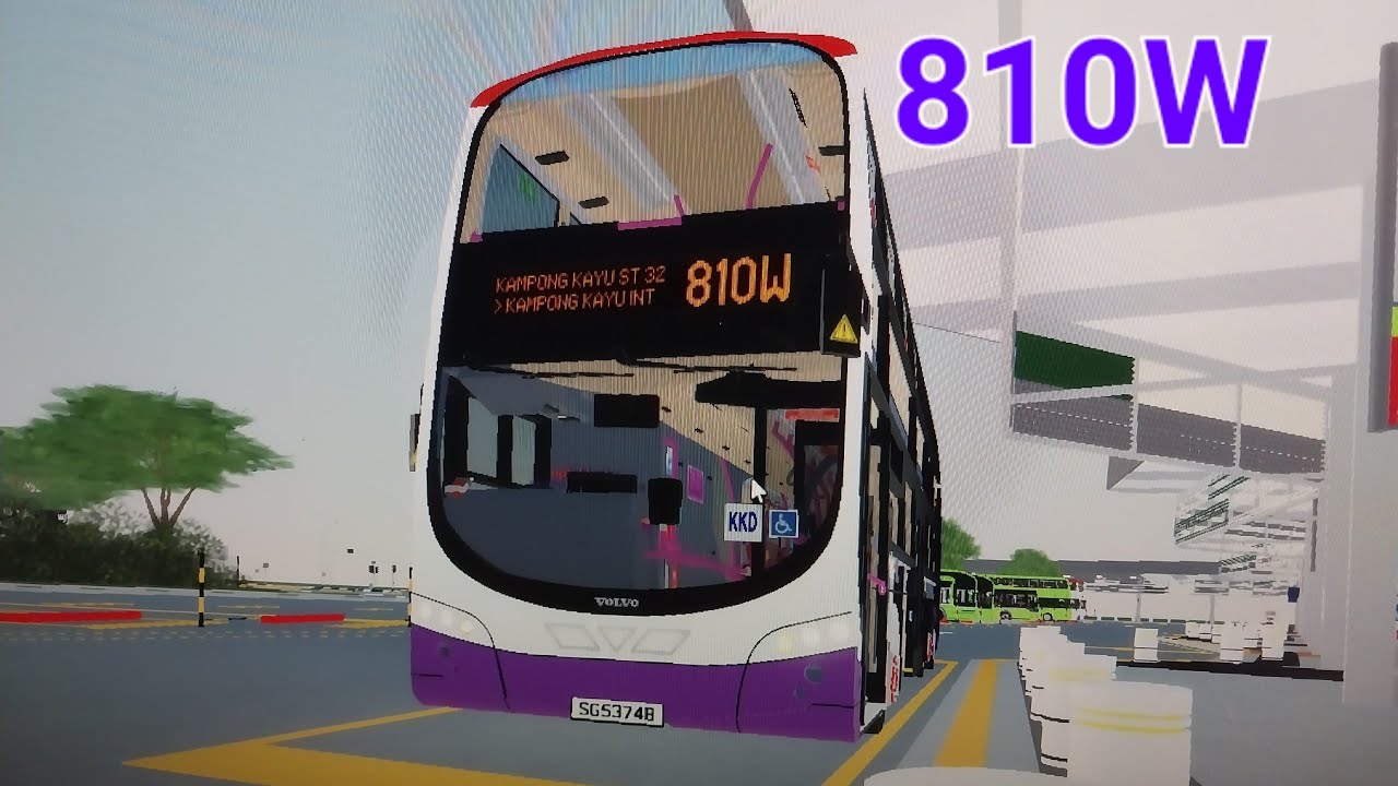 Roblox RBST kampong Kayu Volvo B9TL Batch 4 - SG5374B on 810W - YouTube