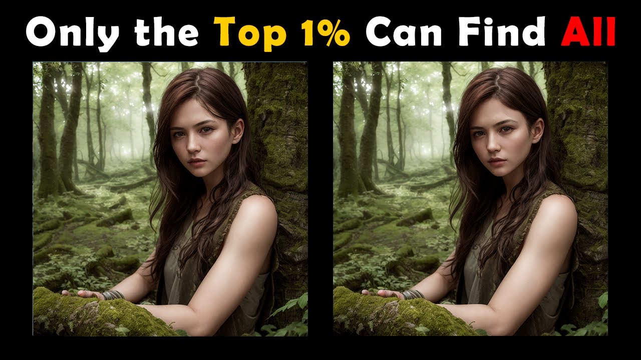 Brain Challenge: Find 3 Differences in Hard Images! (Difficult Spot the ...