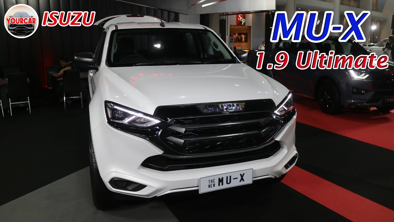 Isuzu MU-X 1.9 Ultimate 6AT | Dolomite White Pearl color - YouTube