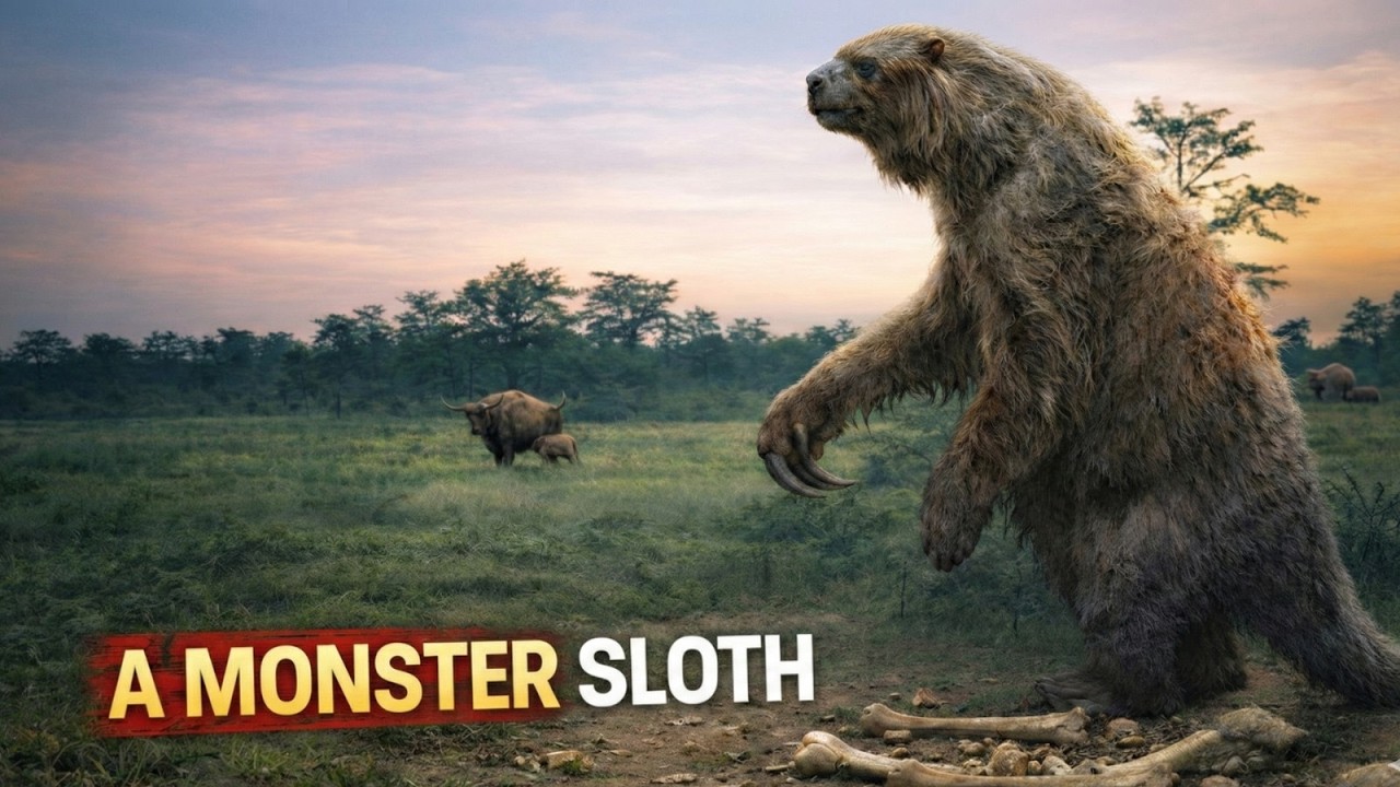 Megatherium - The ENORMOUS Extinct Ground Sloth That DOMINATED Its ...