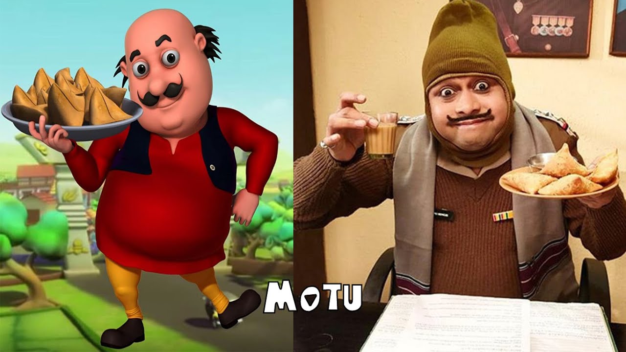 Motu Patlu Characters in Real Life - YouTube