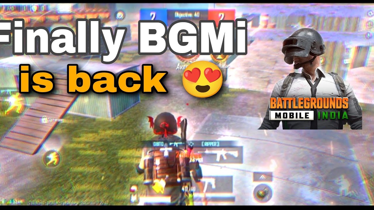 Finally BGMI BACK 😃 - YouTube