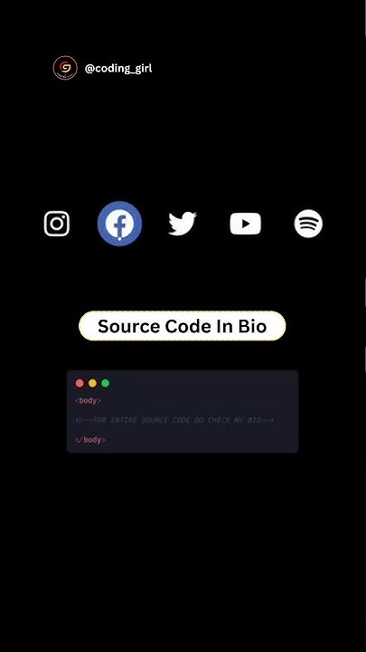Social media Icons 💥 #coding #like #shorts #computerprogrammer #shortvideo #codinglife #coder ...