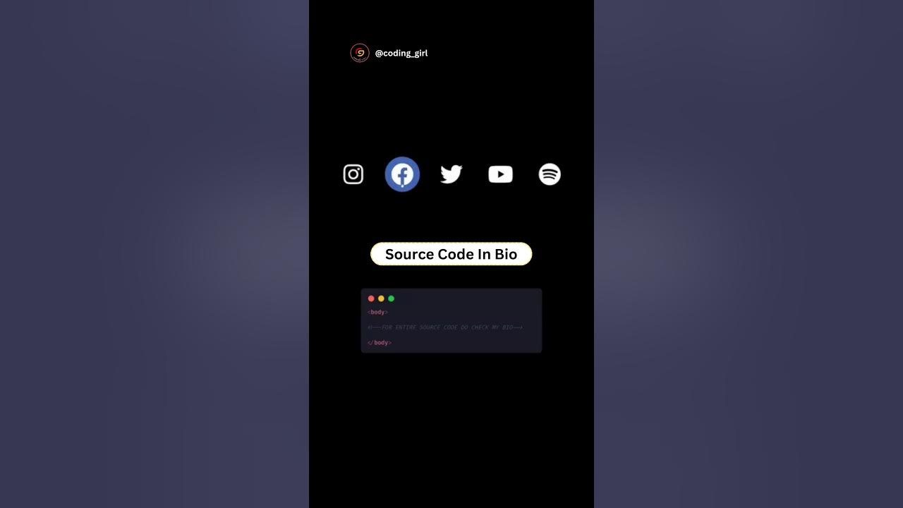 Social Media Icons π₯ Coding Like Shorts Computerprogrammer Shortvideo Codinglife Coder