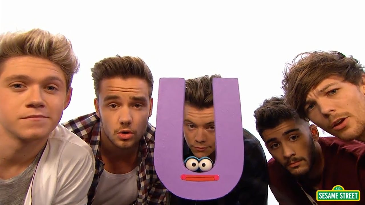 VIDEO One Direction Sesame Street "What Makes 'U' Beautiful" - YouTube
