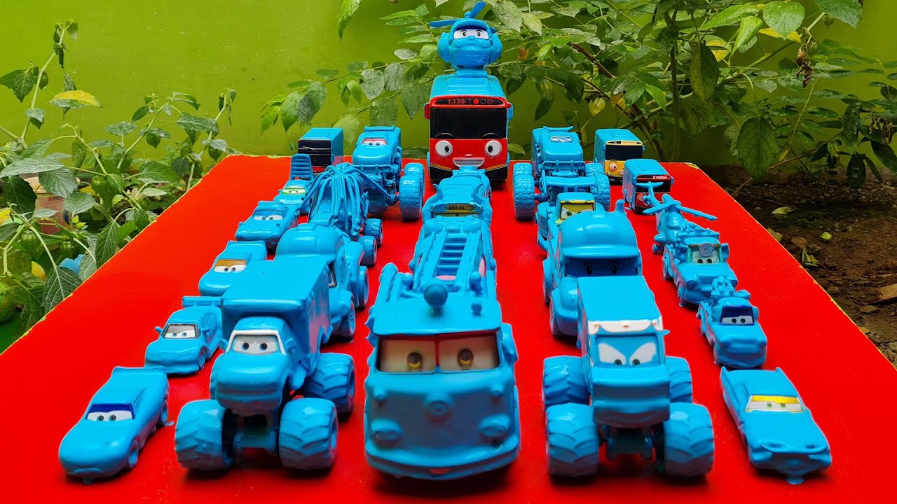 Clean up muddy disney pixar cars, Lightning mcqueen, Mater, Finn ...