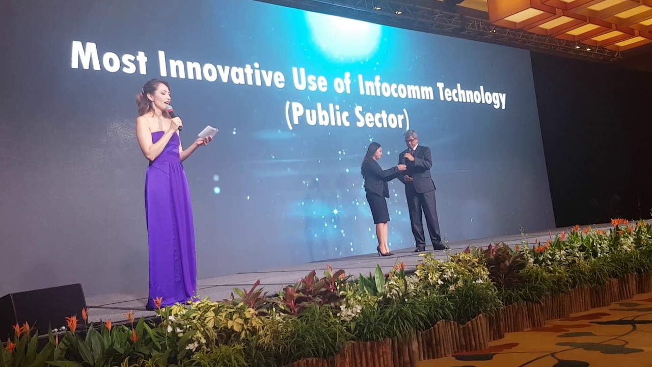 FLY HOSTS : Angela May - Infocomm Awards 2016 - YouTube