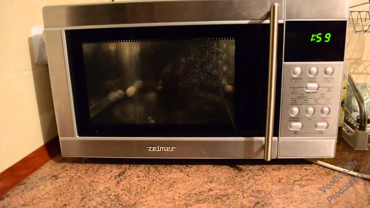 Microwave Light Bulb - Light Bulb in Microwave Experiment - YouTube