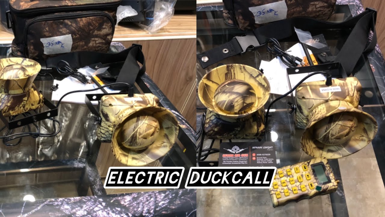 Camouflage Electric Duck-call - YouTube