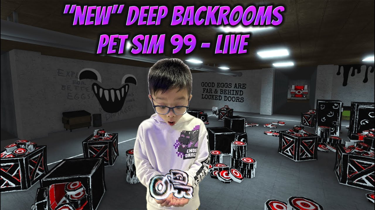 "New" Deep Backrooms update - Pet Simulator 99 LIVE - YouTube