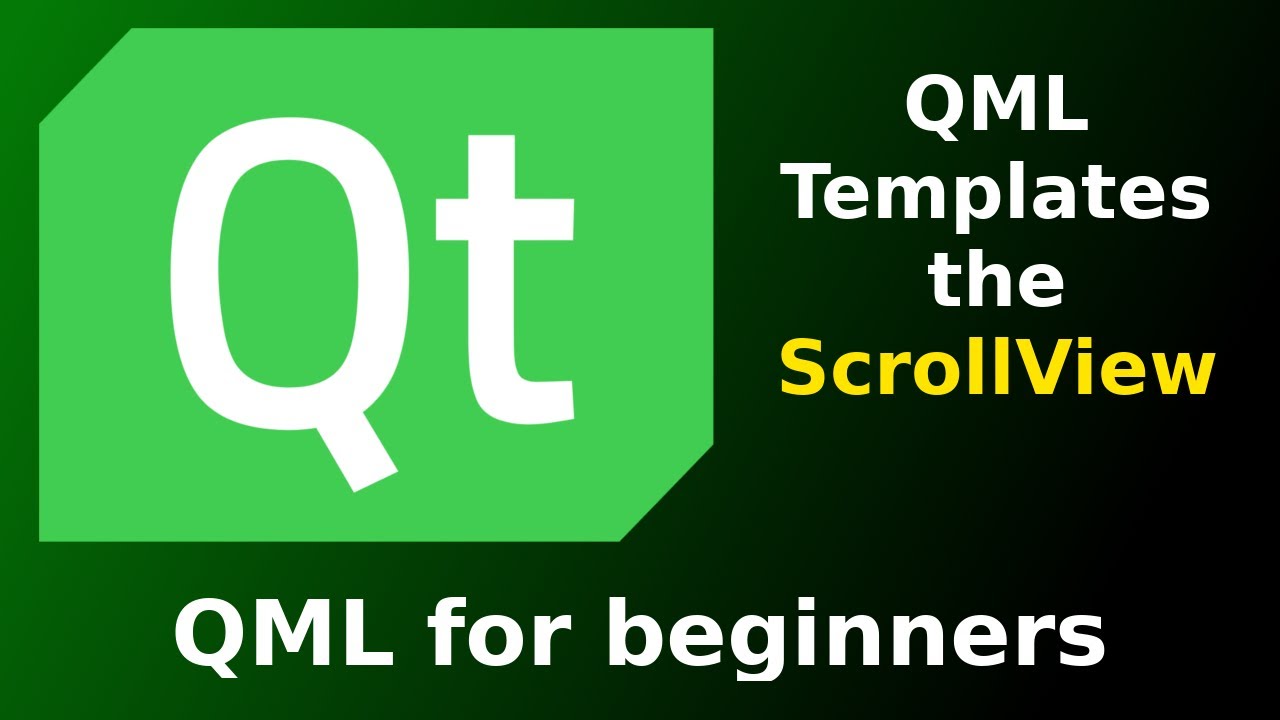 QML Templates, the ScrollView - Udemy preview - YouTube
