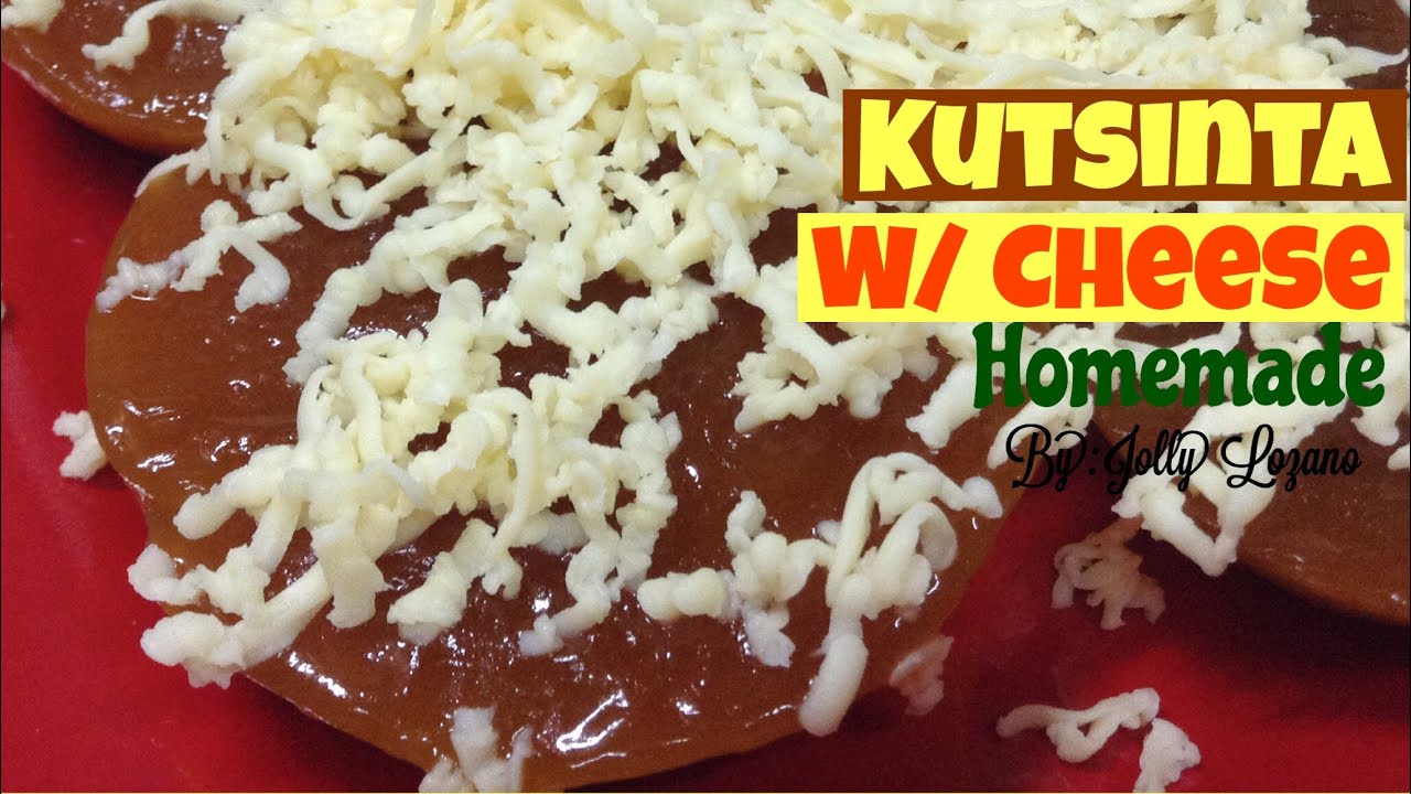 KUTSINTA WITH CHEESE RECIPE | Cuchinta Kutchinta how to make Kutsinta ...