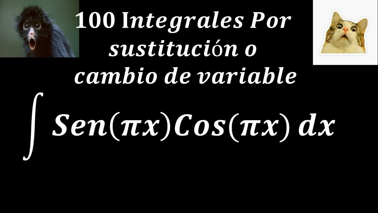 Integrales | 100 Integrales por Sustitución o Cambio de Variable 43 ...