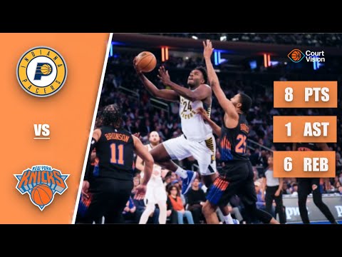 Kobe Brown - 8 Points, 1 Assist, 6 Rebounds vs Knicks - 2025-26 Regular Season