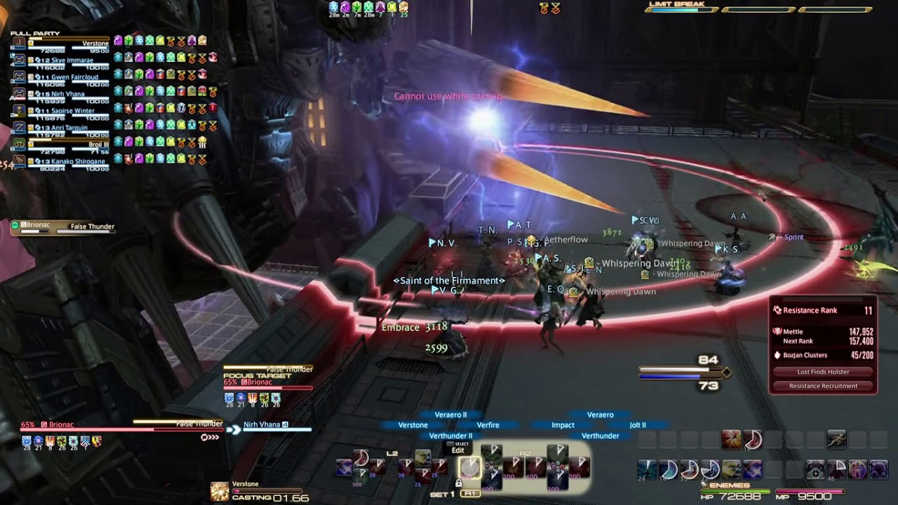 Final Fantasy XIV - Castrum Lacus Litore (First Clear) (RDM POV) - YouTube