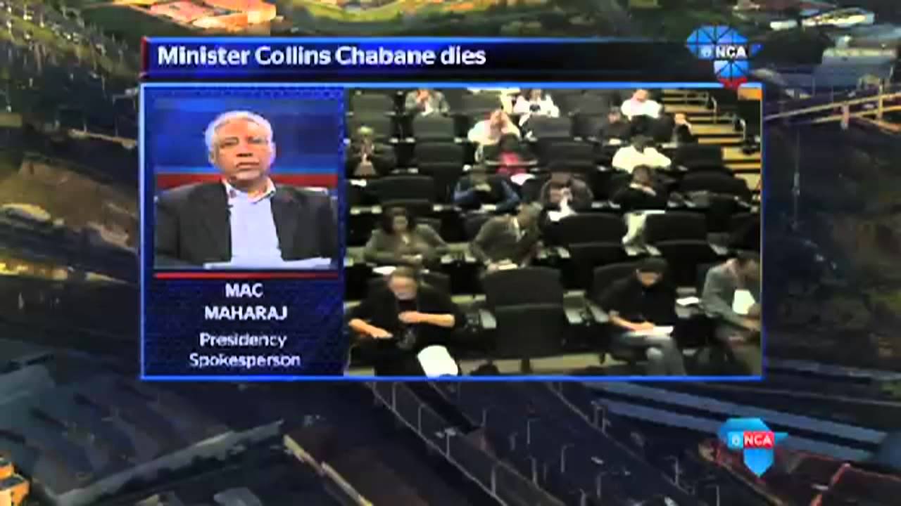 Minister Collins Chabane dies in car crash - YouTube