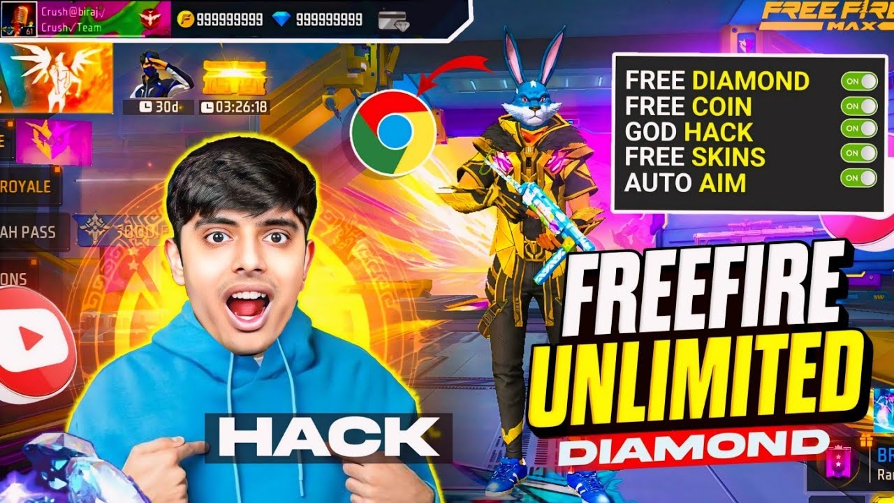 Free fire Diamonds HACK 👽।। I Tried Free Fire Unlimited Diamond Hack😱 ...