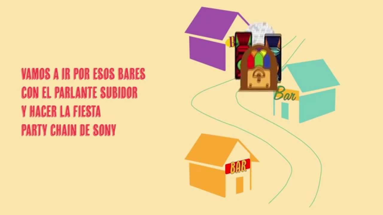 parlante subidor - sony party chain - YouTube