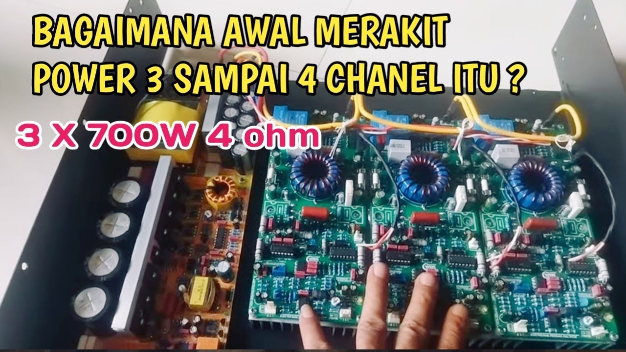 CONTOH MERAKIT CLASS D AMPLIFIER KEDALAM BOX YANG BAIK - YouTube
