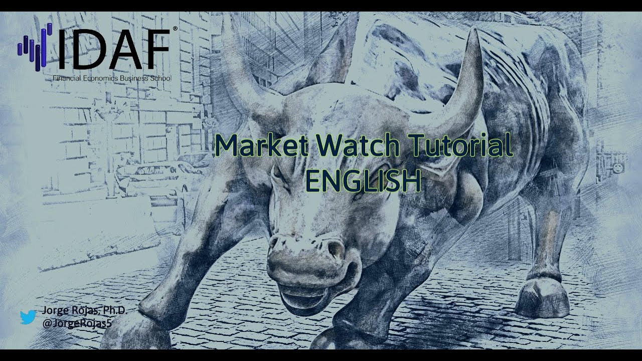MarketWatch Tutorial - English - YouTube