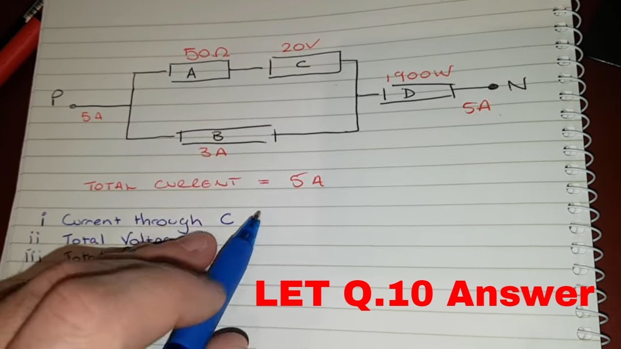 LET Question 10 Example Solved. - YouTube