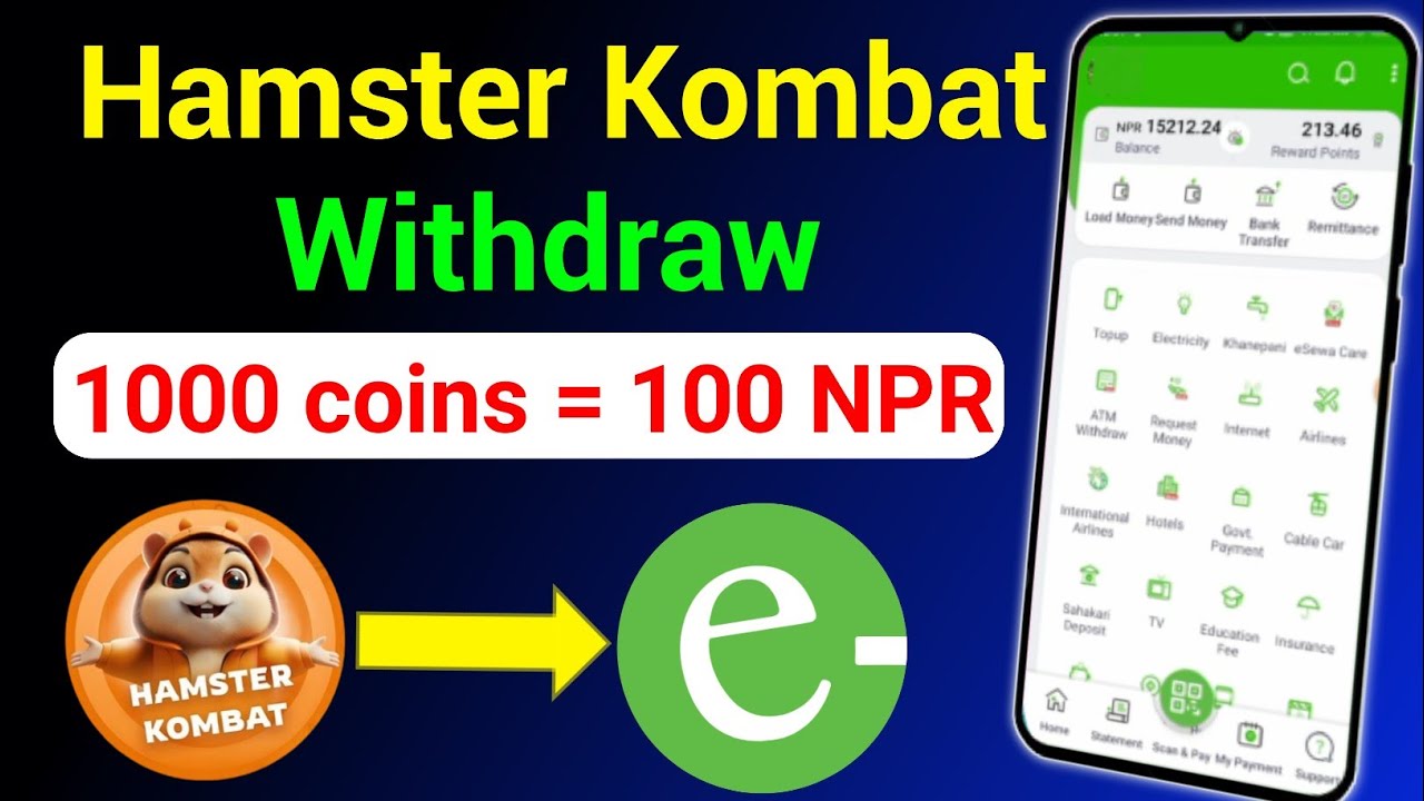 Hamster Kombat Esewa Earning App |New Nepali Earning App - YouTube
