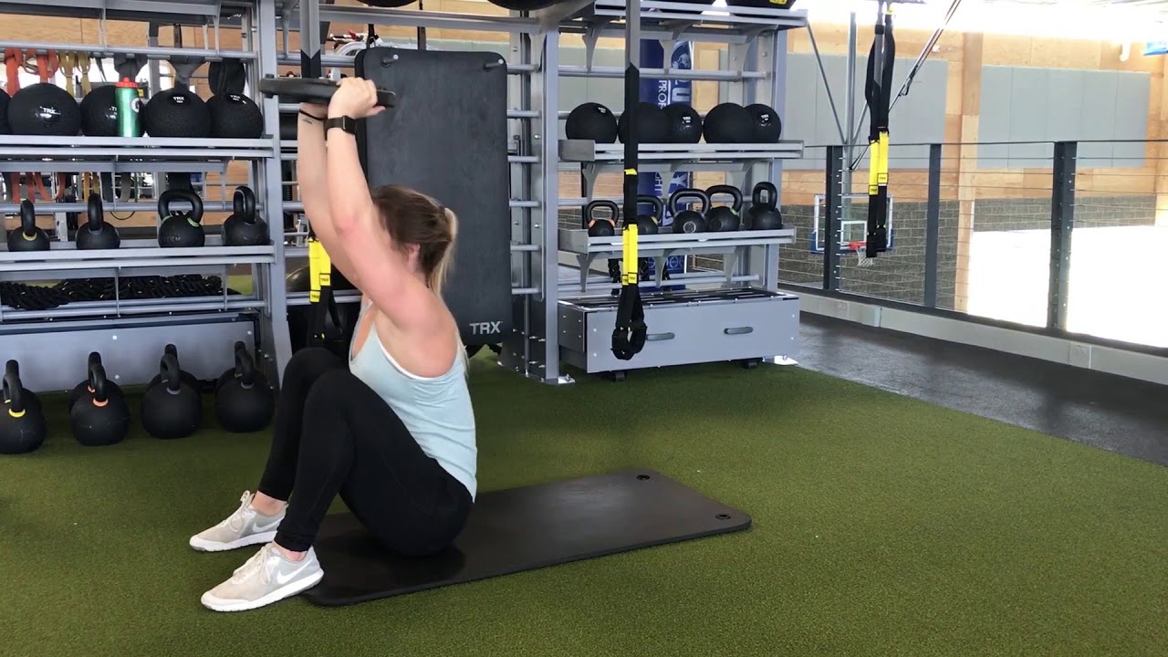 Plate Sit-ups - YouTube