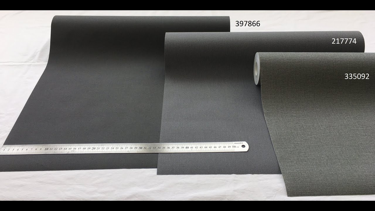 397866 217774 335092 Три варіанти однотонних шпалер кольору графіт ...