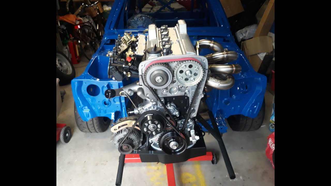 Toda Powered 4AGE 20V First Start - YouTube