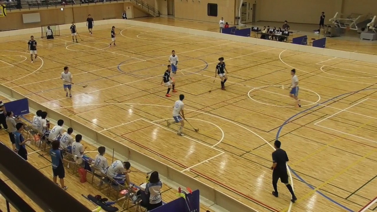 2017 Men's Japan Floorball League 駿河台大学 vs SONICS - YouTube