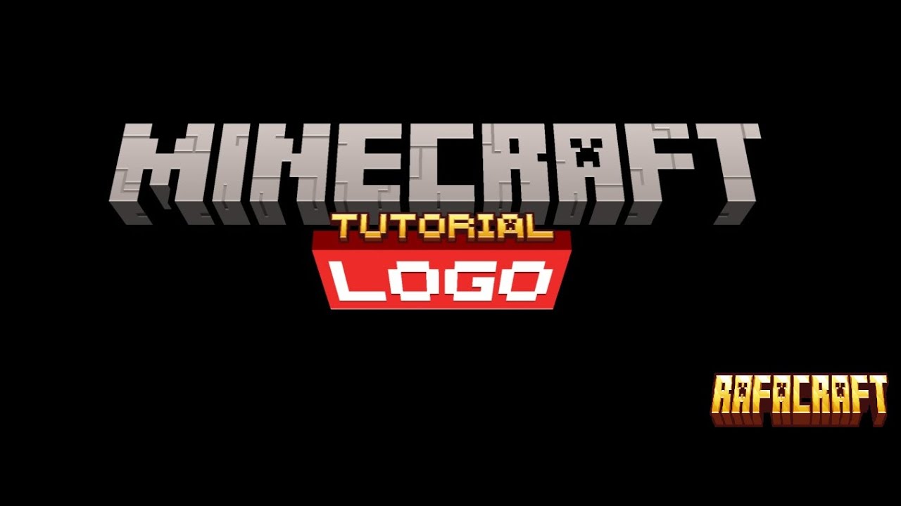 Como crear logos de minecraft facil!!#logo #tutorial #minecraft - YouTube
