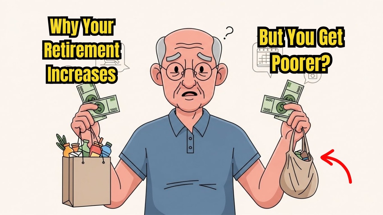 Retirement goes up, but your buying power goes down - YouTube