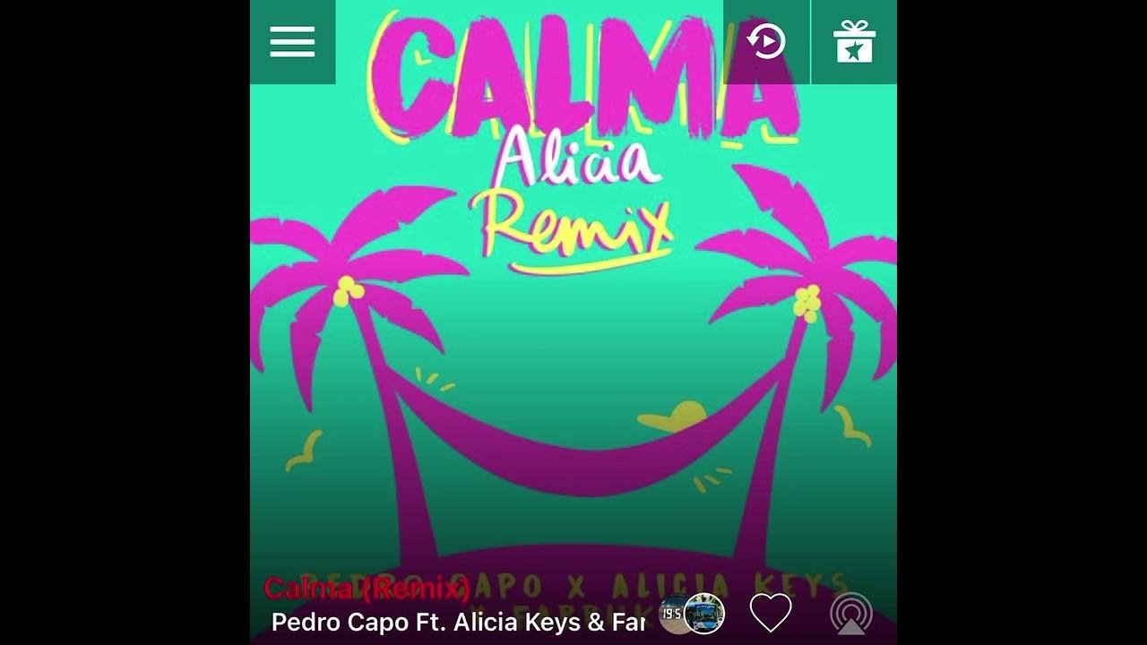 Pedro capo ft Alicia keys ft farruko - calma version skyrock - YouTube