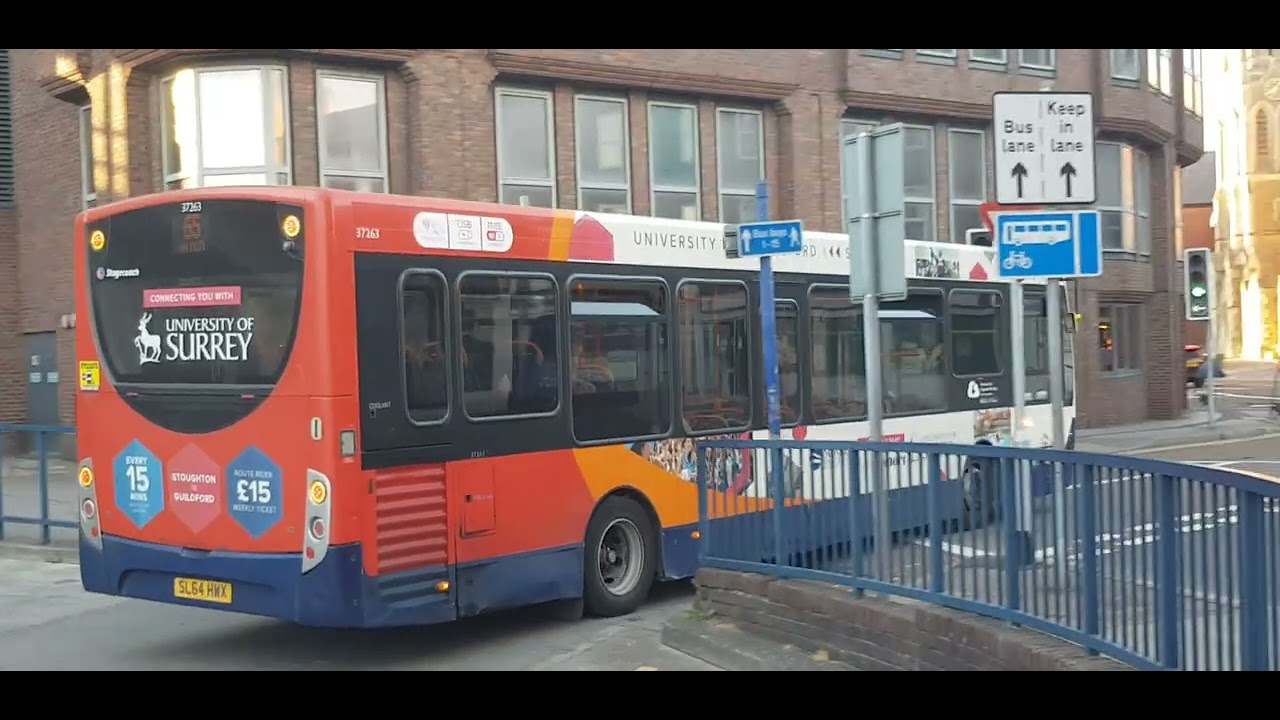 Here is the stagecoach bus 37263 on the number 65 in Guildford Thursday ...