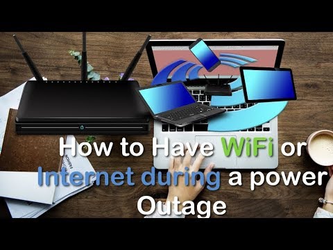 How to Have WiFi or Internet during power Outage - YouTube
