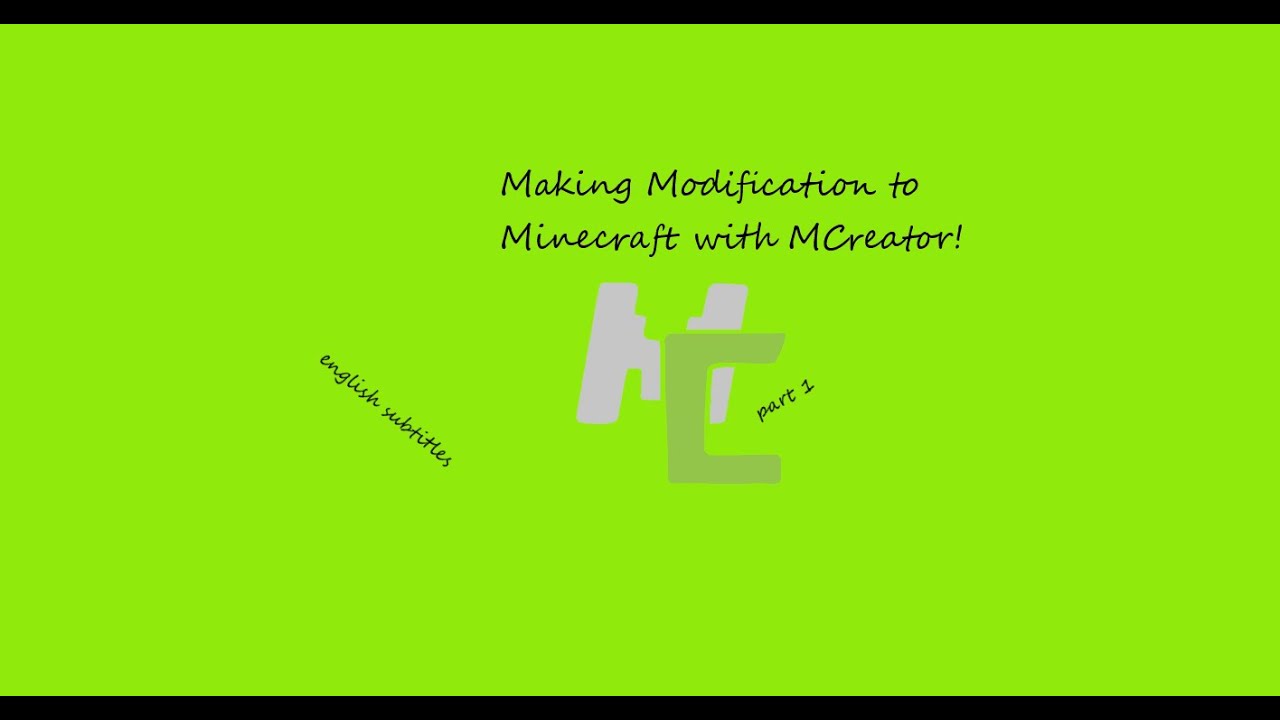 JAK ZROBIĆ MODA DO MINECRAFT JAVA EDITION PART 1: INSTALACJA MCREATOR ...