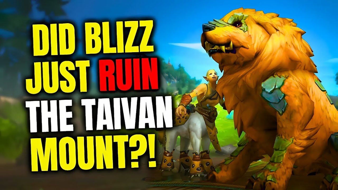 New Taivan Lookalike Mount On The Trading Post In 11.1.5? Did Blizz ...